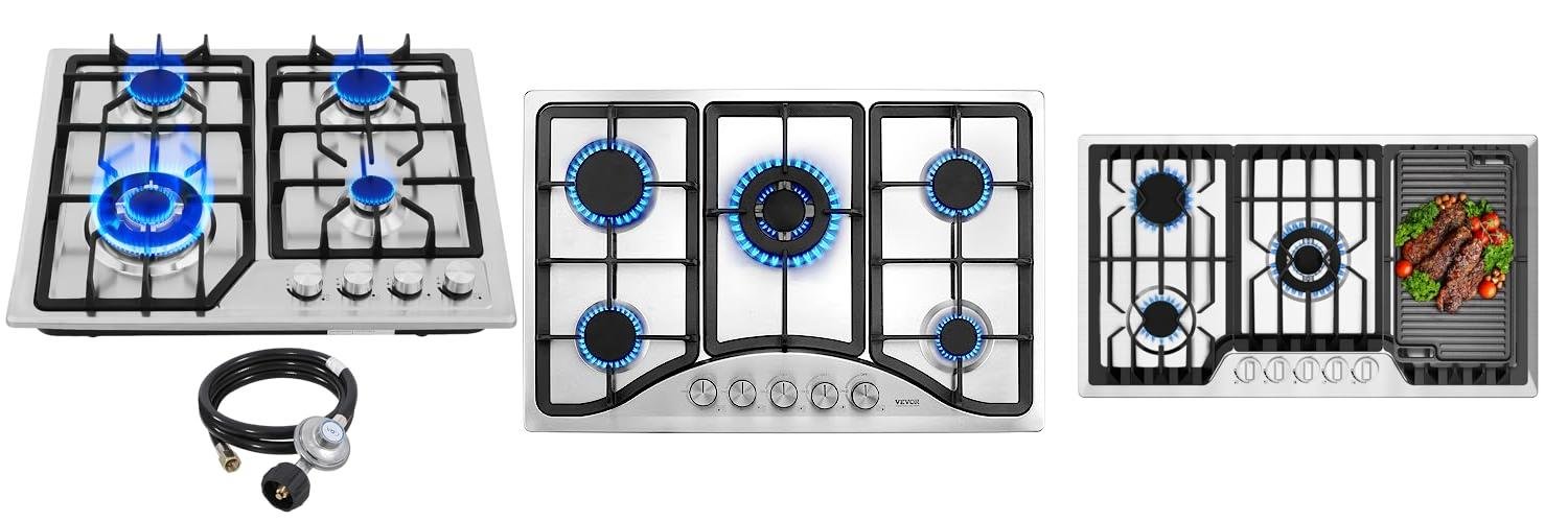 Best Gas Cooktop Stoves - Top 5 Picks & Review - My Grinder Guide