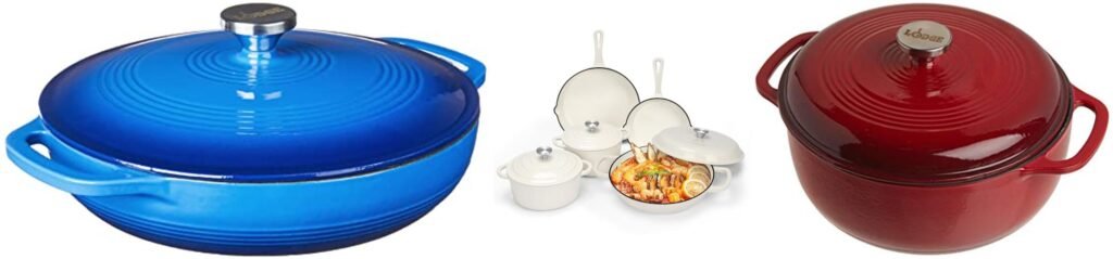 Top 5 Cast Iron Enamel Cookware: Your Buying Guide - My Grinder Guide