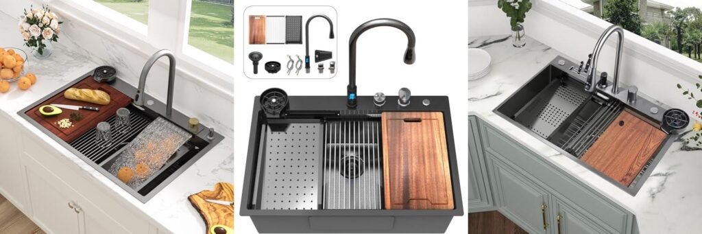 Top 5 Waterfall Kitchen Sinks: A Buyer's Guide - My Grinder Guide
