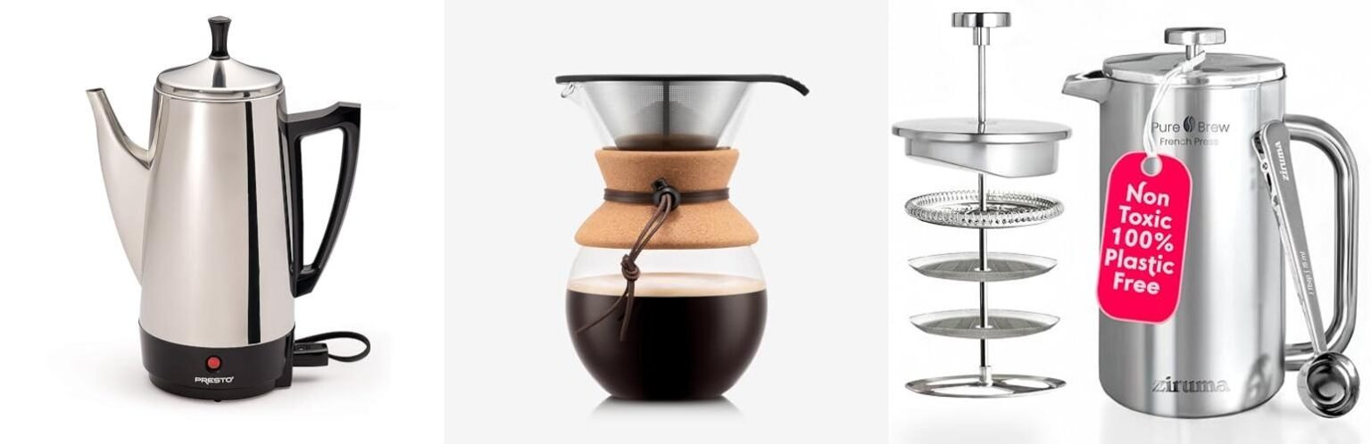 Best Coffee Maker Without Plastic: Top 5 Picks - My Grinder Guide